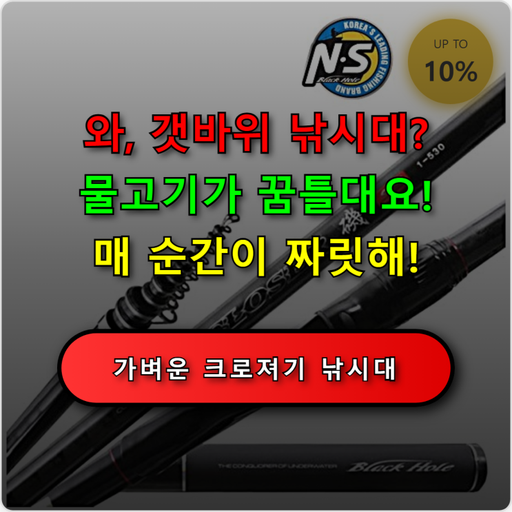 NS 클로져기 SS 갯바위 낚시대 1-530으로 즐기는 낚시의 새로운 경험 고민할 필요 없었어요 : 네이버 블로그