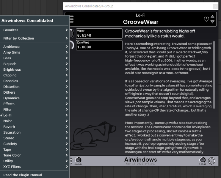 (무료) Airwindows Consolidated / 350개 이상의 통합 FX 플러그인 : 네이버 블로그