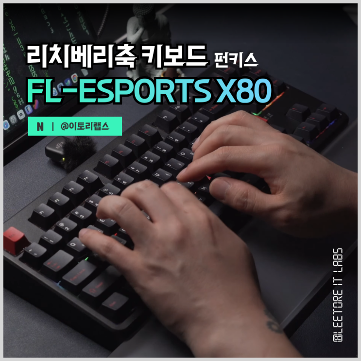 펀키스 FL-ESPORTS X80 리치베리축 블랙 레드 리뷰 실사용 후기 : 네이버 블로그