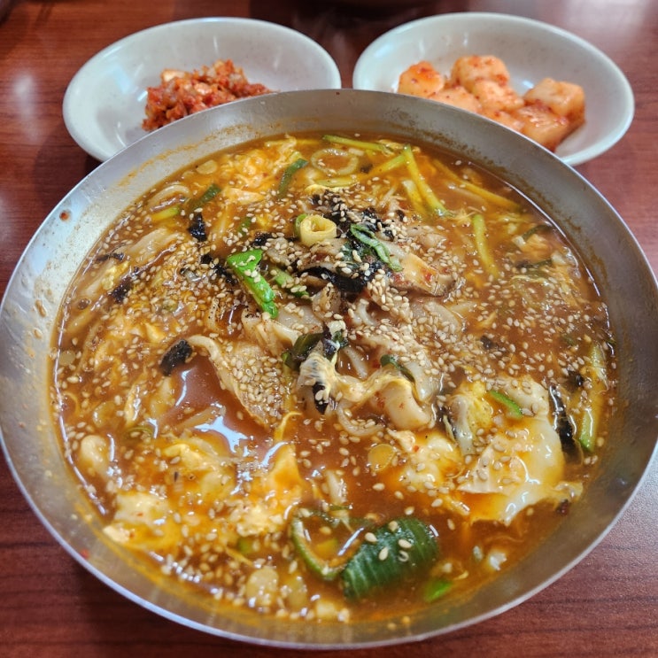 강릉 금천칼국수 장칼국수 옹심이 맛집 주차 웨이팅 : 네이버 블로그