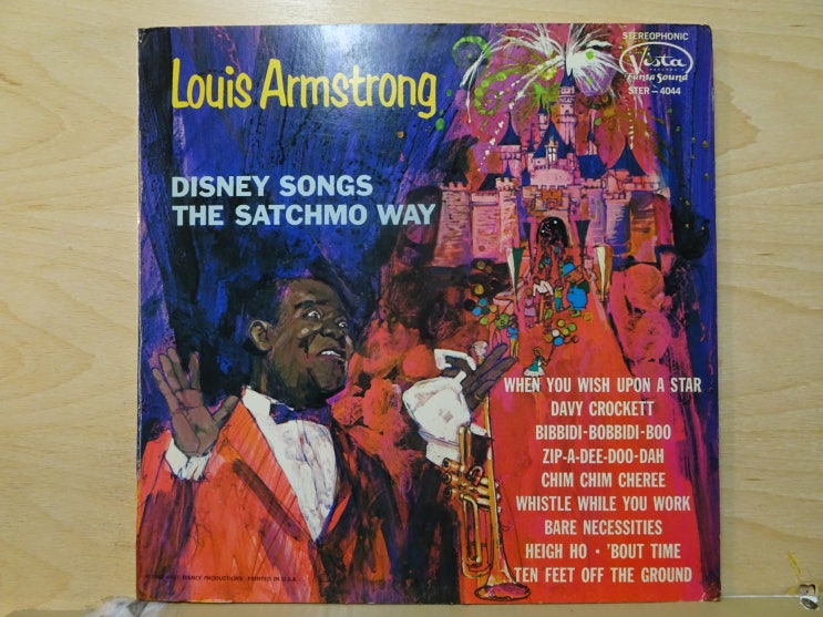(Rare) Louis Armstrong – Disney Songs The Satchmo Way 미국 초반 1968 : 네이버 블로그