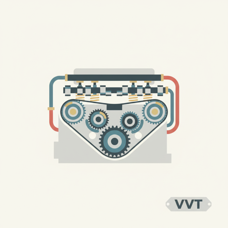 VVT 기술을 통한 밸브 타이밍의 가변 제어 : 네이버 블로그