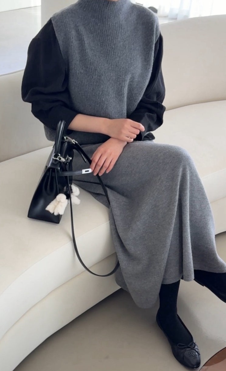 클래씨 ) 루나 캐시미어 니트 베스트 : 네이버 블로그