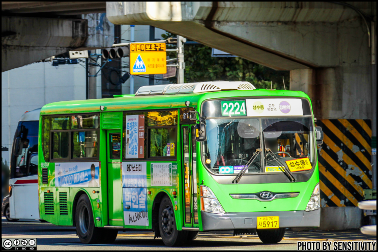 [서울시] 태진운수 2224번 (성수동차고지 테크노마트앞·강변역) (5917호) : 네이버 블로그