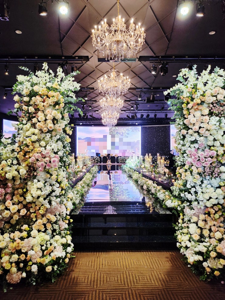 가천컨벤션센터 웨딩홀 결혼식 참석 식사 식대 : 네이버 블로그