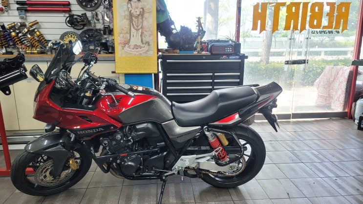 CB400 REVO 서스경정비 : 네이버 블로그