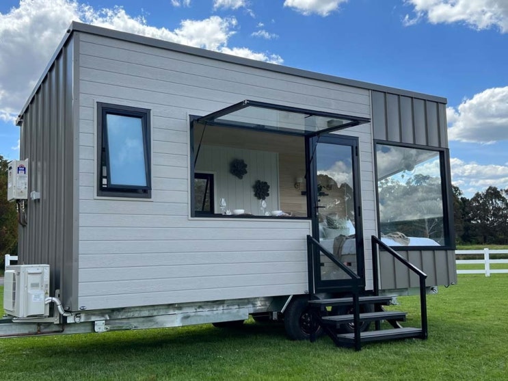 외쪽지붕 3×6 이동식 단층주택 들창 테이크아웃 주방 코너창 침실 농막 쉼터 : 네이버 블로그