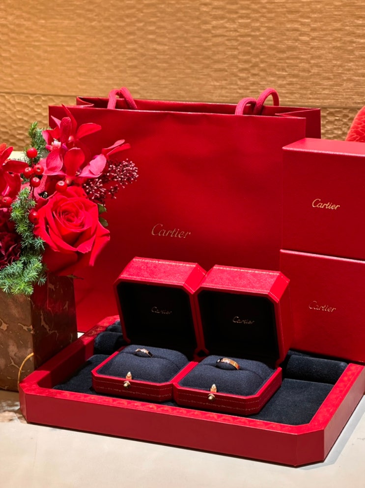 [W-7] 웨딩밴드 - 까르띠에 C드링 (feat. 압구정 갤러리아) : 네이버 블로그