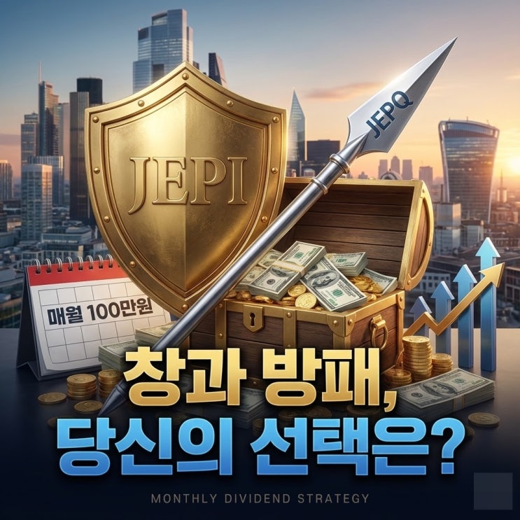 미국 월배당 ETF인 JEPI JEPQ로 월급처럼 100만 원 받으려면 : 네이버 블로그