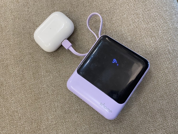 귀여운 보조배터리 시홈 10000mAh c타입 케이블형 : 네이버 블로그