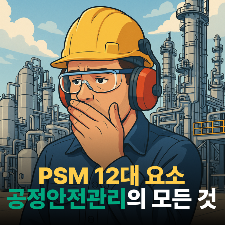 PSM 12대 요소 공정안전관리…한 번의 실수가 공장을 멈춘다! : 네이버 블로그