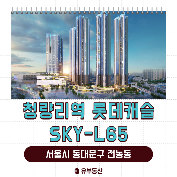 청량리역 롯데캐슬 sky l65 무순위 줍줍 청약 신청, 평면도, 분양가 : 네이버 블로그