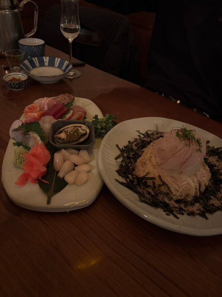 의정부 숙성회 맛집 “삼동심야식당” (모리아와세, 광어들기름소면) : 네이버 블로그