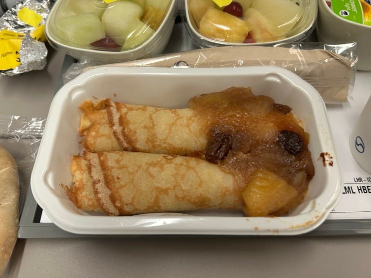 2025 파리런던 여행 대한항공 KE901/KE908 탑승후기 특별기내식(과일식, 저자극식) : 네이버 블로그