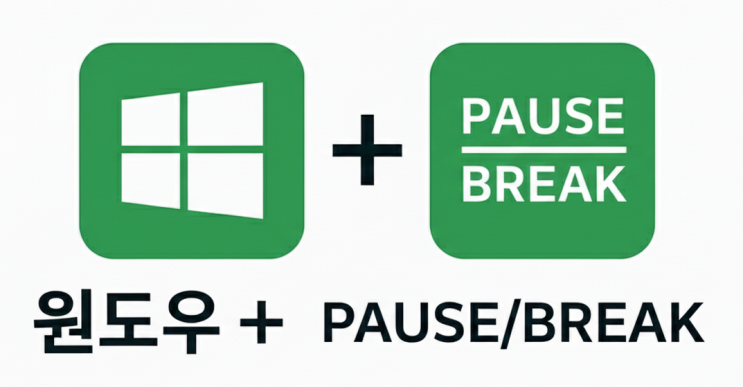 윈도우 팁 시리즈 – Win+Pause/Break – 시스템 정보 바로 열기 : 네이버 블로그