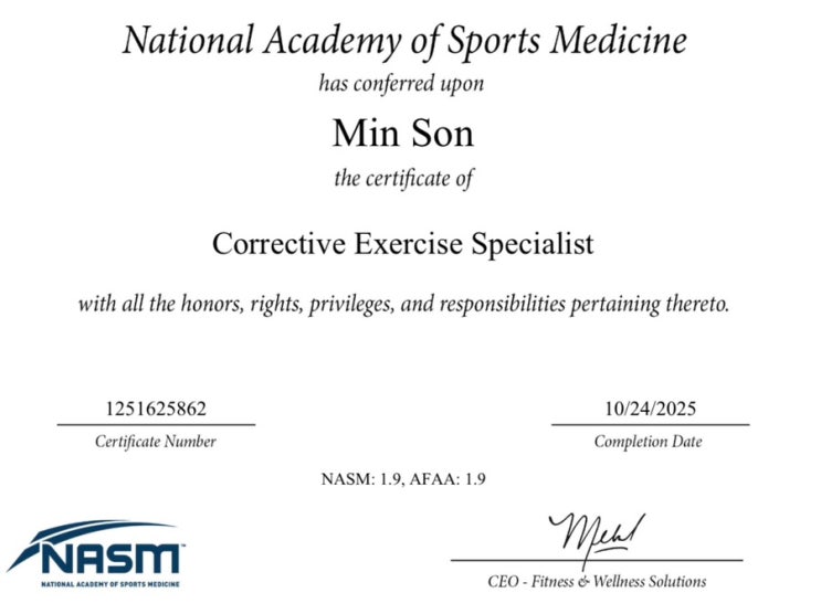 NASM CES 합격 후기 & 공부 방법 정리 : 네이버 블로그