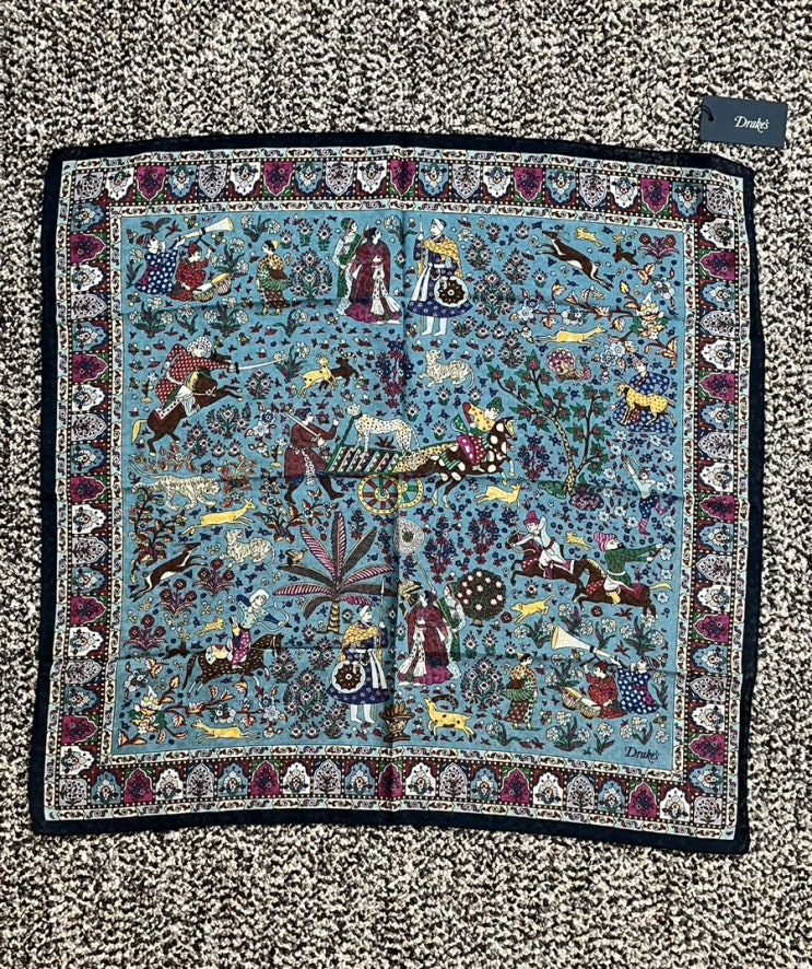 드레익스 플로럴 무굴 반다나 : 네이버 블로그