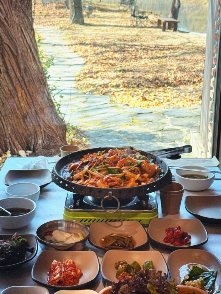 대구 팔공산 맛집 호수가애 뷰 좋은 곳 오리불고기 추천 : 네이버 블로그