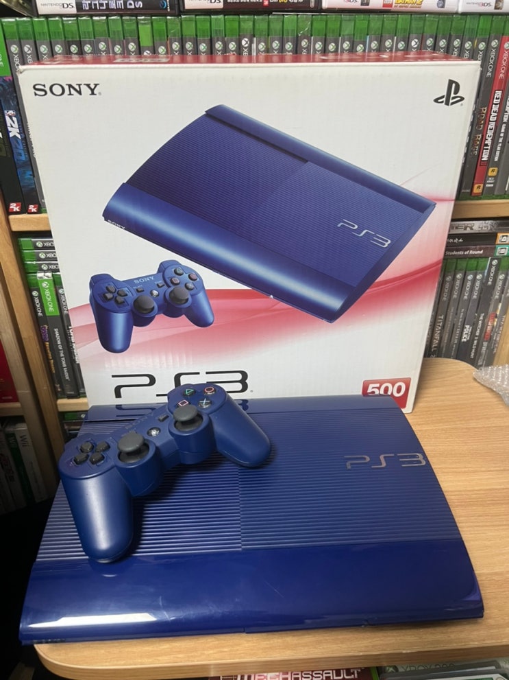PS3 CECH 3005C AZ(애주라이트 블루) unboxing!! : 네이버 블로그