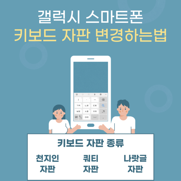 삼성 갤럭시 스마트폰 키보드 자판 변경하는 법 : 네이버 블로그