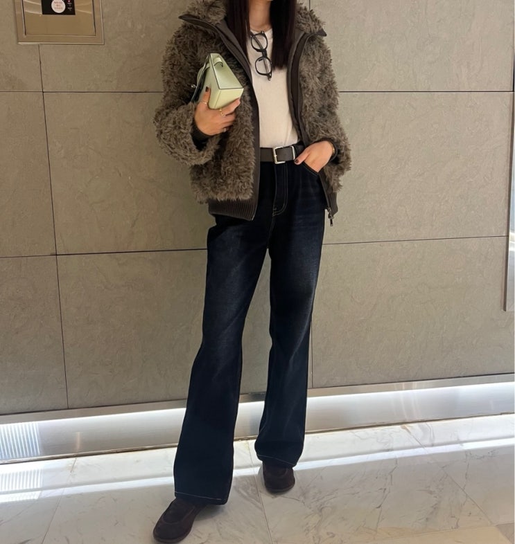 강츄> 케이트 페이크퍼 자켓 + 케이트 다크블루 기모데님 : 네이버 블로그