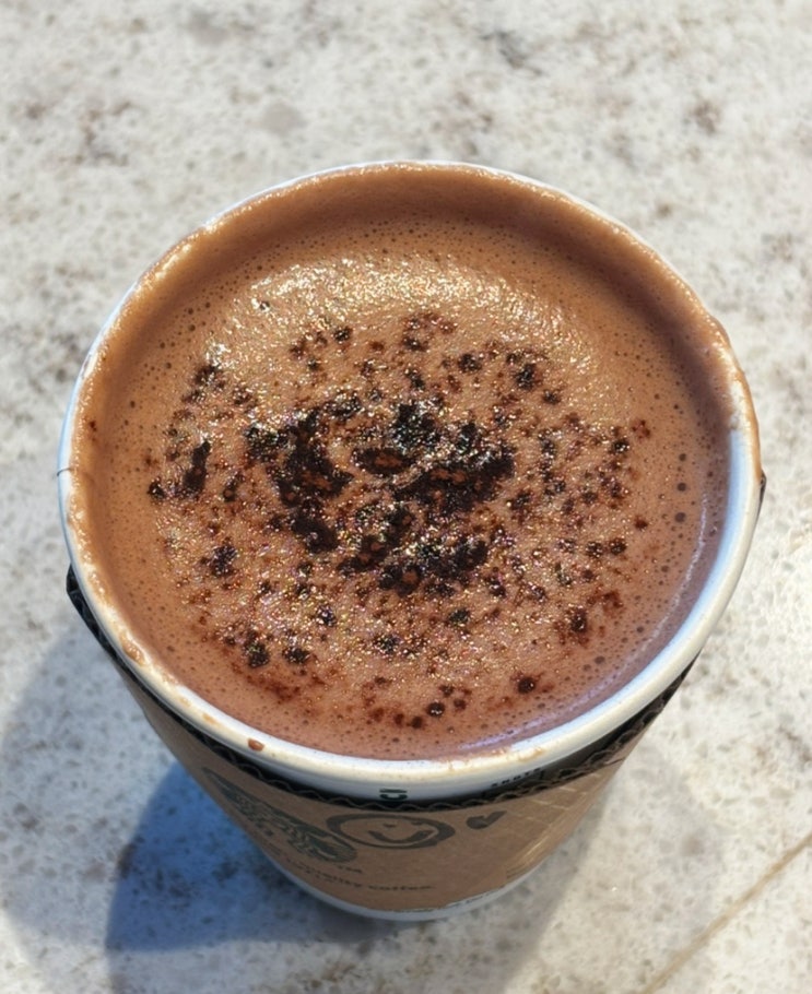 🇨🇭스위스에서 먹었던 핫초코가 생각나서 스타벅스 시그니처 핫 초콜릿 커스텀 해봤습니다🍫 : 네이버 블로그