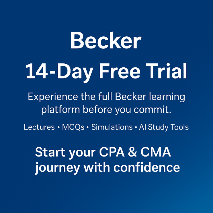 Becker CMA 14일 무료체험으로 시작하기 : 네이버 블로그