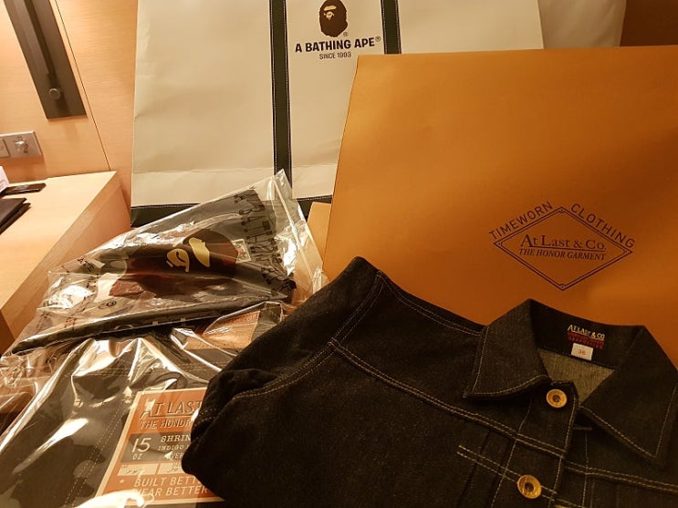 [TIMEWORN CLOTHING] 엣라코 LOT 147 셋업과 악수탭(현행과 구행 차이) : 네이버 블로그