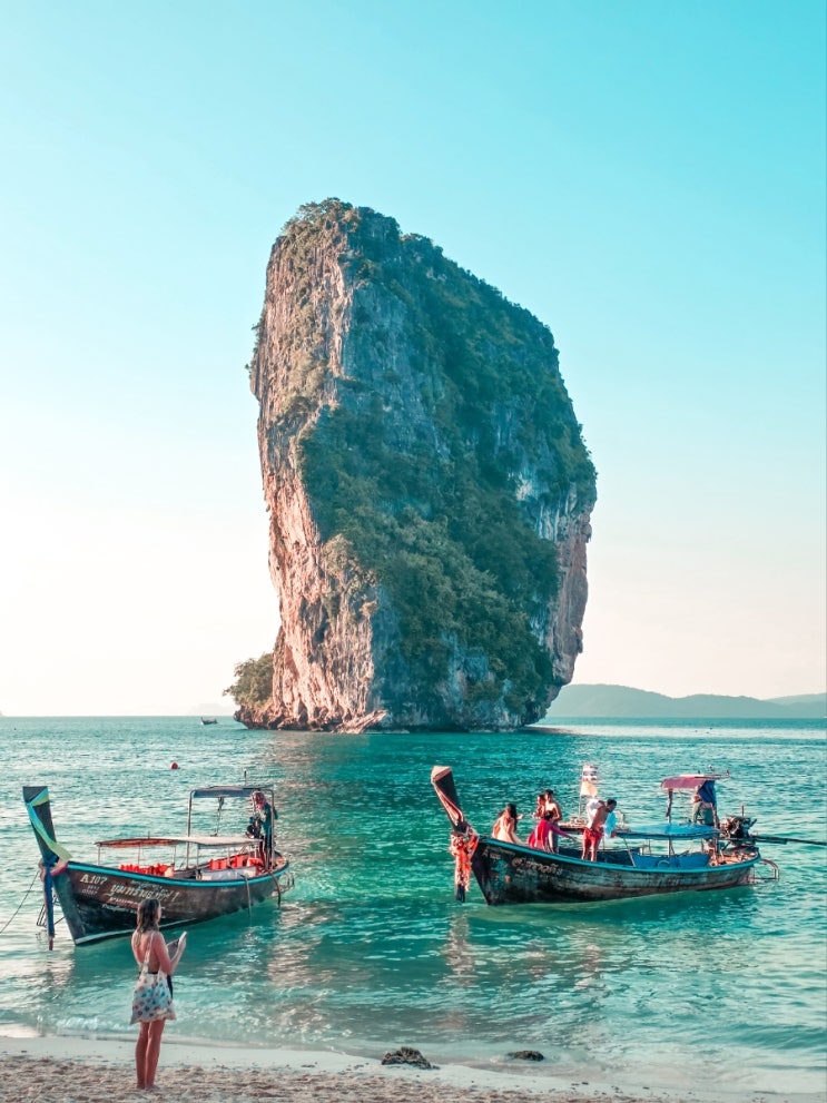 태국 끄라비 투어 추천 ) 7섬+선셋 투어, 피피섬 1일 투어, 예약 방법, 비용, 코스, 장단점, 준비물 : 네이버 블로그