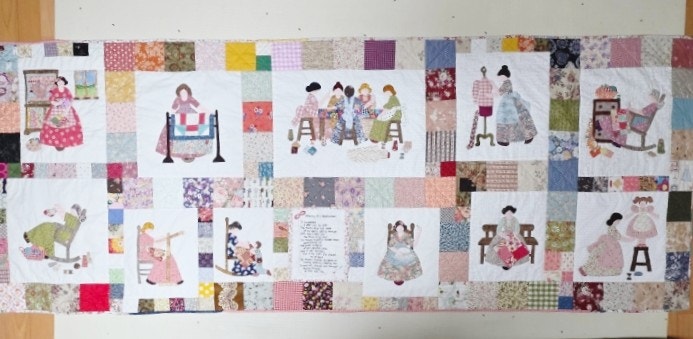 바느질하는 마마 완성/퀼트벽걸이 /퀼트 가림막 : 네이버 블로그