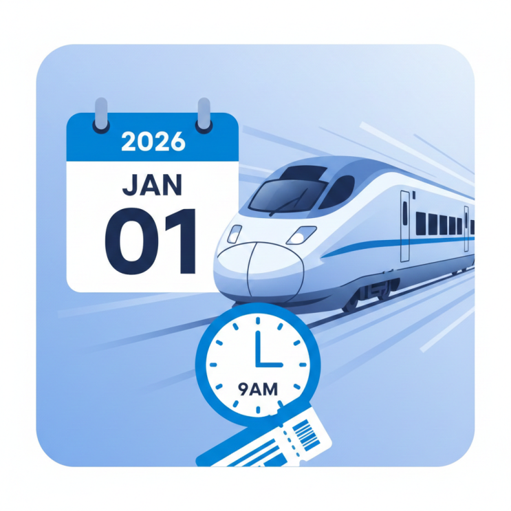 KTX 1월 예매 방법: 2026년 1월 1일 기차표 오픈 일정 : 네이버 블로그