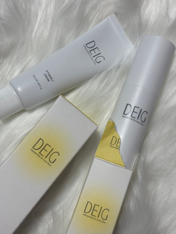 기미 잡티와 이별 데이그 (DEIG) 비타민C크림 , 앰플 후기 : 네이버 블로그