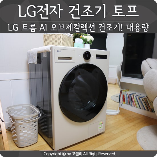 LG 트롬 AI 오브제컬렉션 건조기! 이번 겨울 트루스팀 탑재된 25kg 대용량 건조기 필수! 신규 컬러 토프 추천 : 네이버 블로그