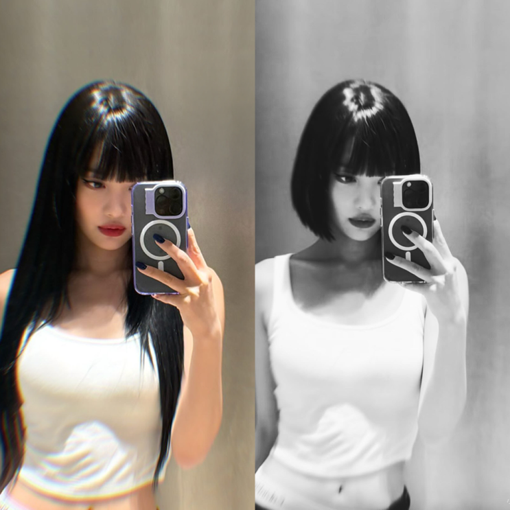 [숏스] 요즘 칼 단발, 진심으로 고민하고 있다는 닝닝 근황 ㅋㅋ🖤 : 네이버 블로그
