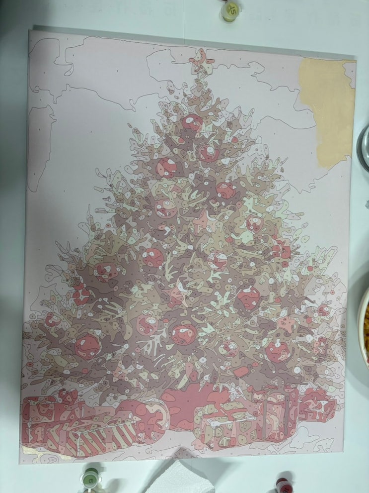 크리스마스 맞이 새로운 취미 시작(명화 그리기 세트) : 네이버 블로그