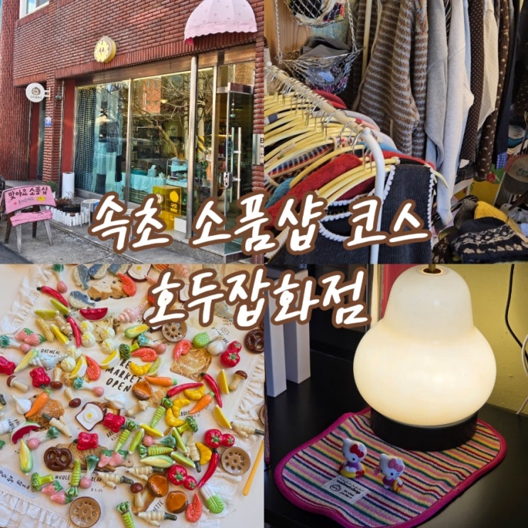 속초여행기록 소품샵편 - 2코스 호두잡화점 방문 후기 : 네이버 블로그