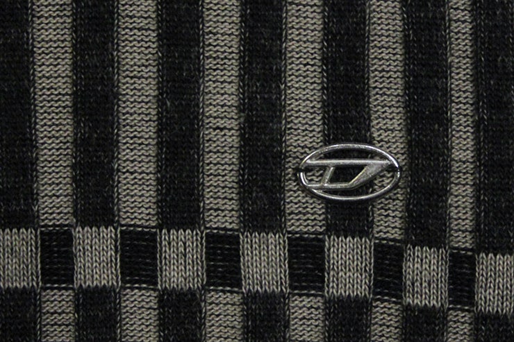 [SOLD OUT] DIESEL 90's Oval D Logo Knik Sweater / 디젤 90's 오발 D 로고 리브드 ...