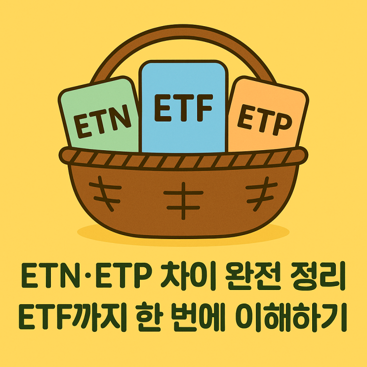 ETN·ETP 차이 완전 정리 ETF까지 한 번에 이해하기 : 네이버 블로그
