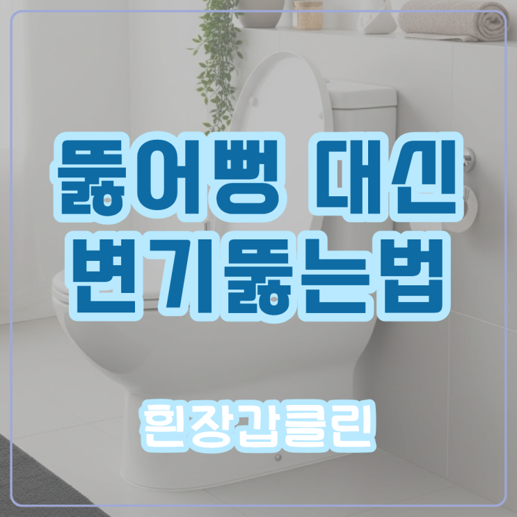 변기 막혔을때 뚫어뻥 대신 뚫는법 2가지 : 네이버 블로그