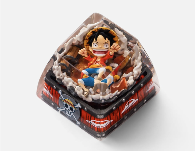 기계식키보드 아티산 키캡 교체 귀여운 원피스 캐릭터 어때? : 네이버 블로그