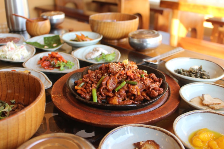 일산 애견동반 식당 마니산산채 일산점 푸짐한 한정식 : 네이버 블로그