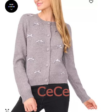 [해외] CeCe 대박타임!! 귀여운 디자인의 크루넥 가디건 추천!! : 네이버 블로그