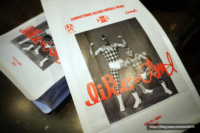 카멜커피 x 커피리브레 크리스마스 블렌드 / 굽은다리역 카페 커피노트 : 네이버 블로그