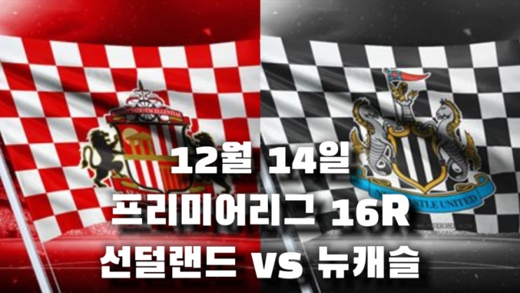[12월 14일] 프리미어리그 16R 선덜랜드 vs 뉴캐슬 경기분석 : 네이버 블로그