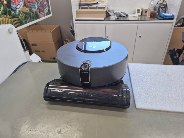 로봇청소기 고장인 줄 알았는데 무상수리?! LG 서비스센터 김포본점 방문 후기, 코드제로r9 : 네이버 블로그