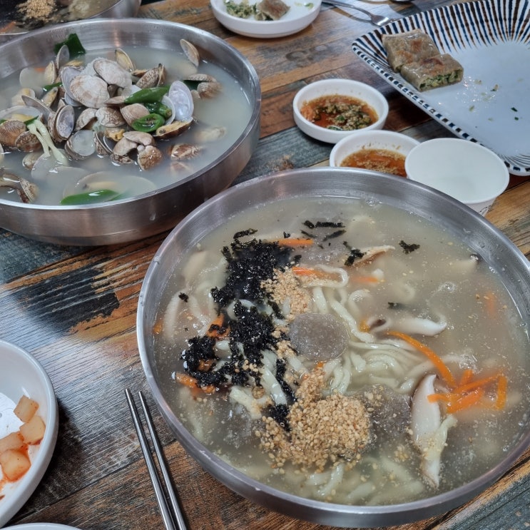 아산칼국수 옹심이칼국수 언덕 충남 아산 선문대학교 탕정 맛집 : 네이버 블로그