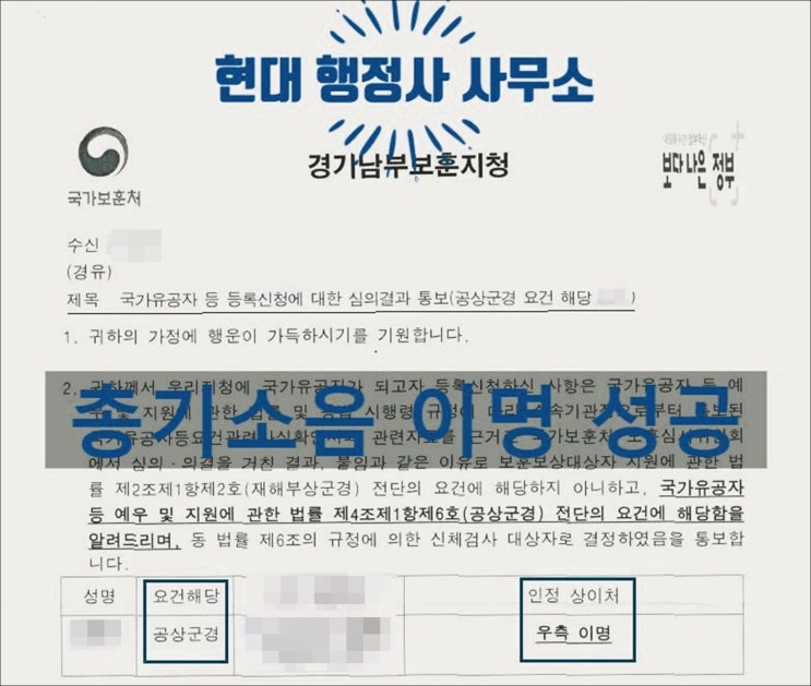 이명 등 귀 질환, 국가유공자 등록 조건 알아보기 : 네이버 블로그