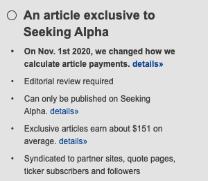 Seeking Alpha 기고 후기 : 네이버 블로그