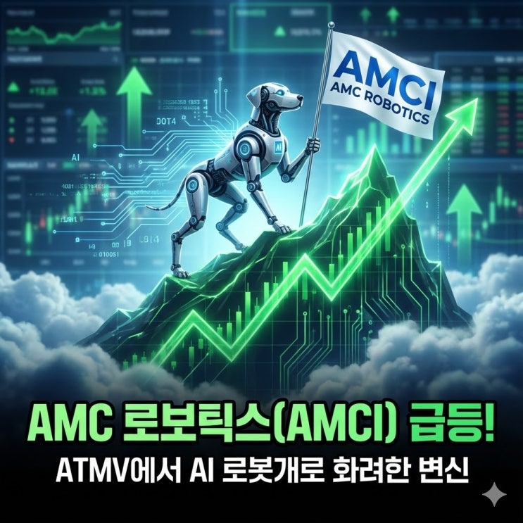 AMC 로보틱스 코퍼레이션(AMCI) 급등, AI 로봇개의 습격? : 네이버 블로그