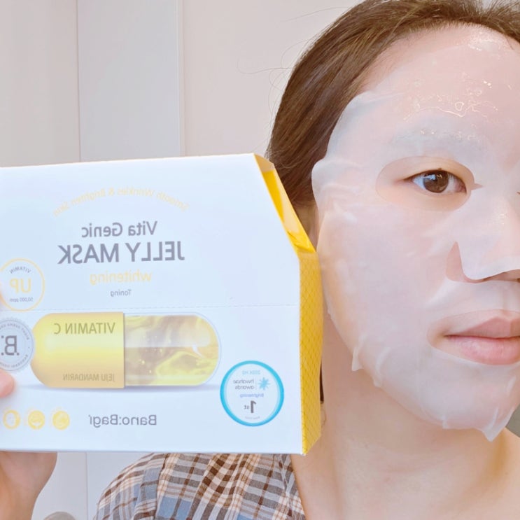 바노바기 비타 제닉 젤리 마스크 올리브영 입점 비타민 피부 관리 : 네이버 블로그